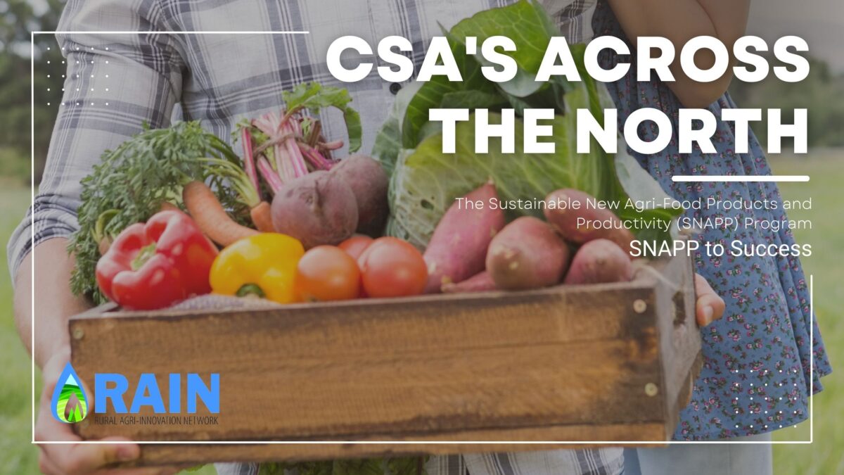 Supporting CSA Farms Across the North | Rural AgrInnovation Network (RAIN)